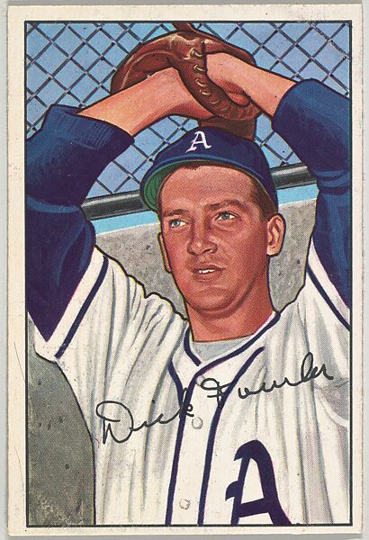 Issued by Bowman Gum Company | Dick Fowler, Pitcher, Philadelphia ...