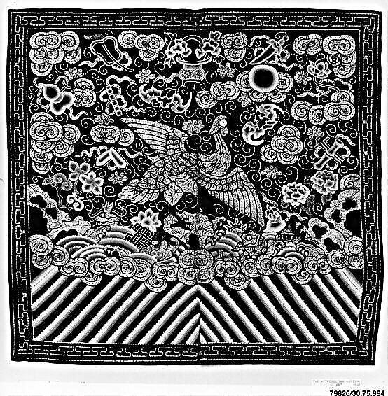 Rank Badge with Mandarin Duck - China - Qing dynasty (1644–1911) - The ...