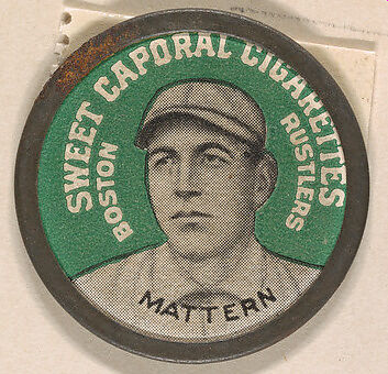 Issued by Kinney Brothers Tobacco Company - Mattern, Boston Rustlers ...