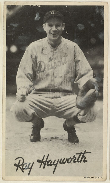 Issued by the Goudey Gum Company - Ray Hayworth, from the Goudey Wide ...