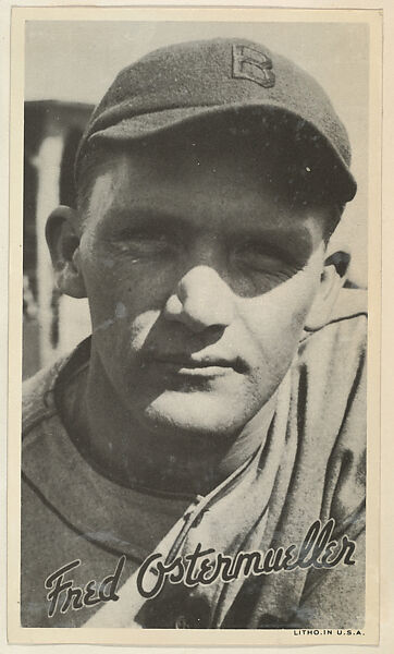 Issued by the Goudey Gum Company | Fred Ostermueller, from the Goudey ...