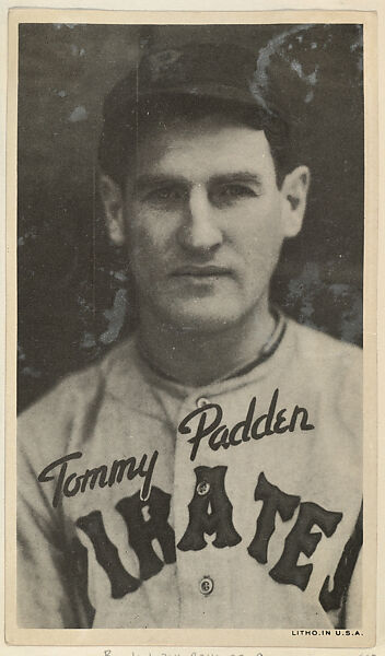 Issued by the Goudey Gum Company - Tommy Padden, from the Goudey Wide ...