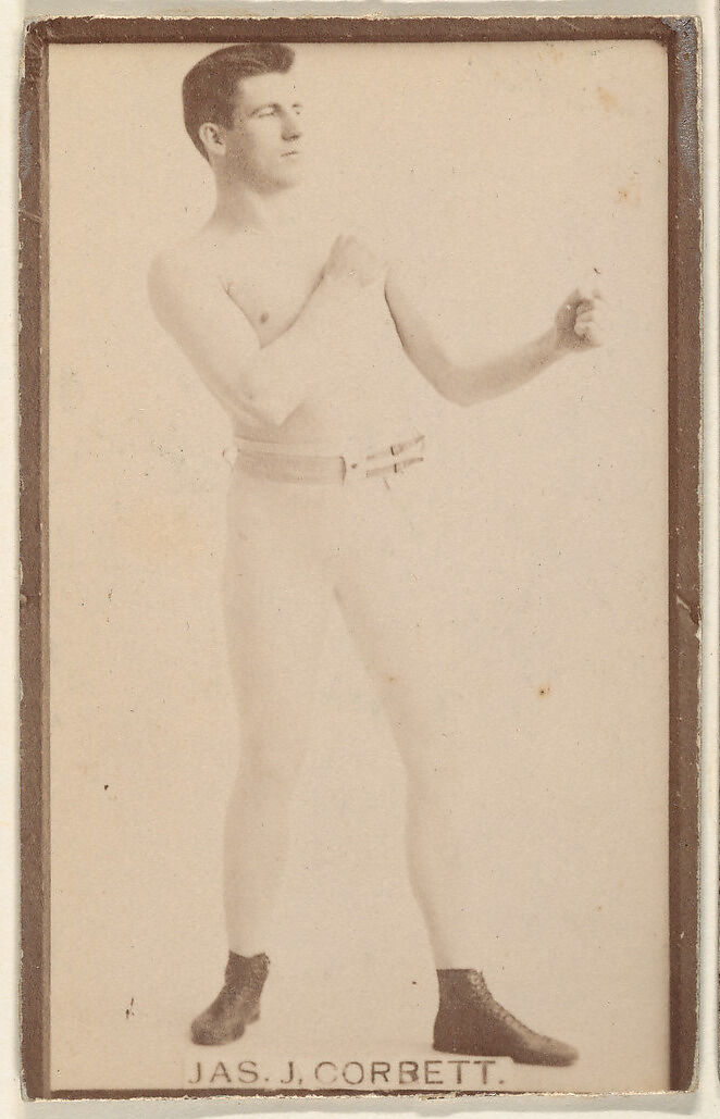James J. Corbett, from the Actresses series (N668) - The Metropolitan ...