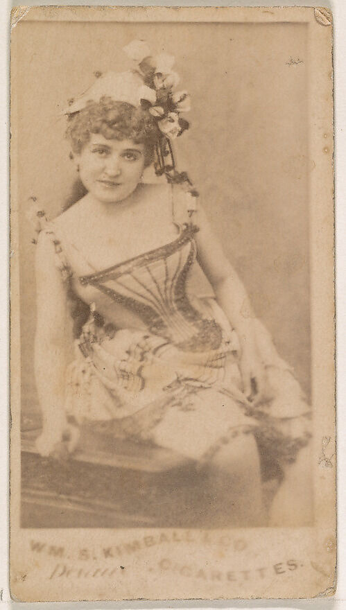 Issued by William S. Kimball & Company | Miss Devaux, from the ...