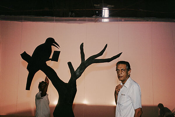 Raghubir Singh | Satyajit Ray on the Sets of His 1987 Film, Sukumar Ray ...