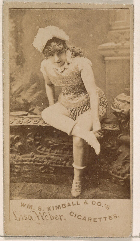 Issued by William S. Kimball & Company | Lisa Weber, from the Actresses ...