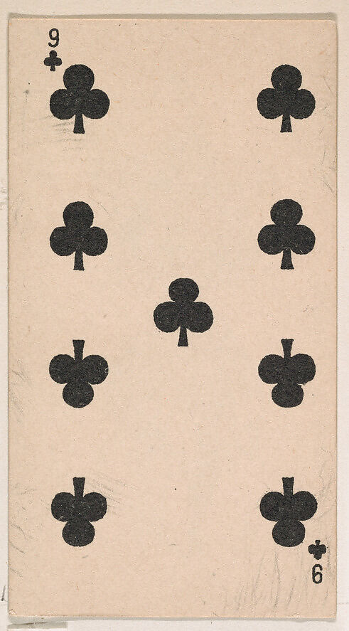 Issued by Kinney Brothers Tobacco Company - Nine of Clubs, from the ...