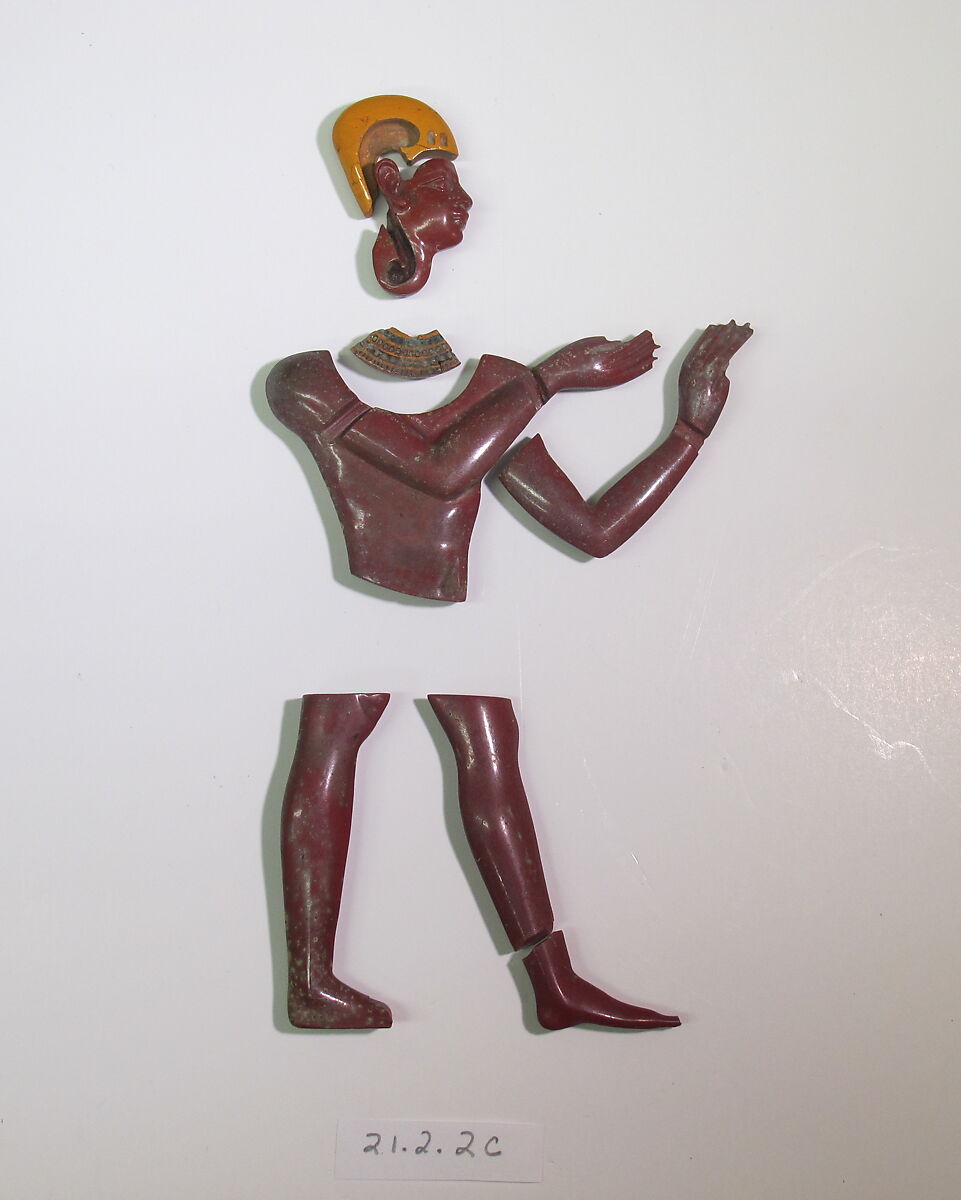 Inlays from shrine: pair of legs | Late Period–Ptolemaic Period | The ...