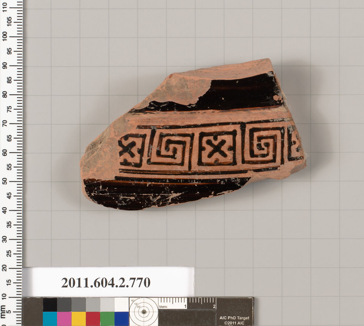 Terracotta fragment of a calyx-krater (bowl for mixing wine and water ...