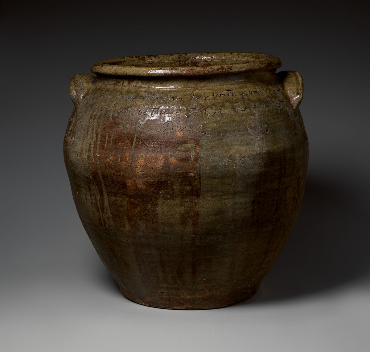 David Drake | Storage jar | American | The Metropolitan Museum of Art