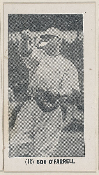 Bob O'Farrell from the Baseball Players photo series (W502) | The ...