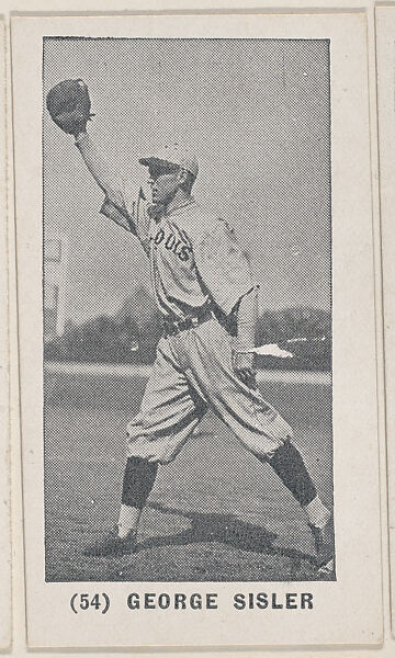 George Sisler from the Baseball Players photo series (W502) | The ...