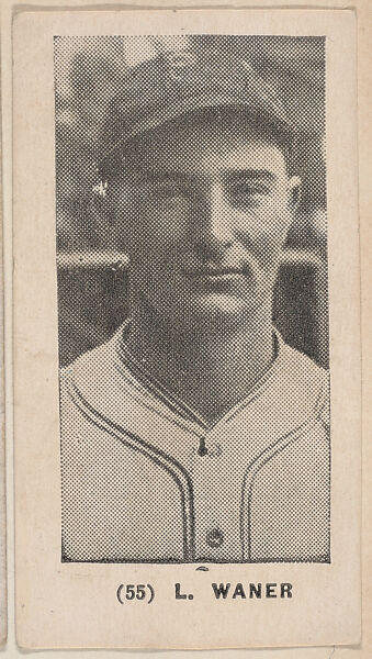 L. Waner from the Baseball Players photo series (W502) - The ...