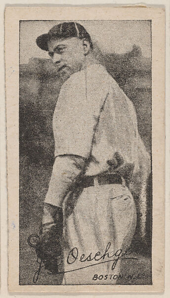 Joe Oeschger, Boston, N.L., Baseball strip card (W572) - The ...