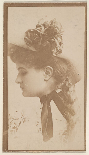Issued by W. Duke, Sons & Co. - [Actress with elaborate hat and braid ...