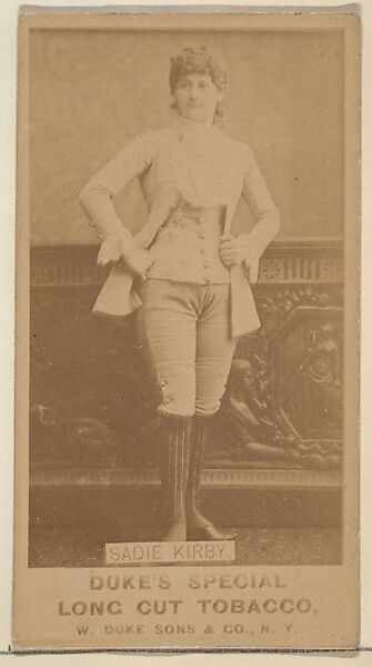 Issued by W. Duke, Sons & Co. | Sadie Kirby from the Actresses ...