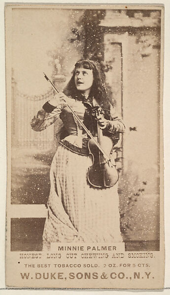 Issued by W. Duke, Sons & Co. - Minnie Palmer from the Actresses ...