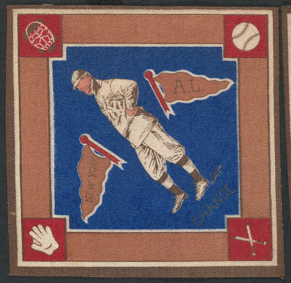 Frank Chance, New York, American League from Baseball Players Felt ...