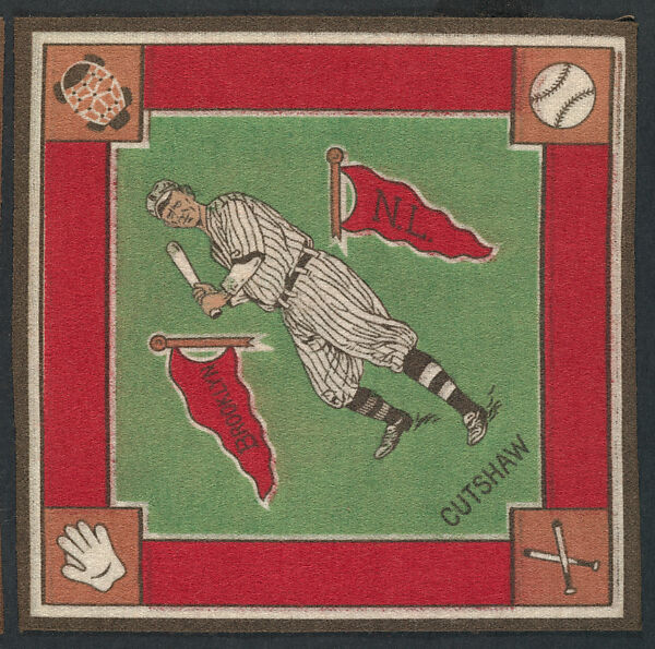 George Cutshaw, Brooklyn, National League from Baseball Players Felt ...
