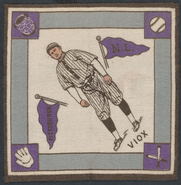 Jim Viox, Pittsburgh, National League from Baseball Players Felt ...