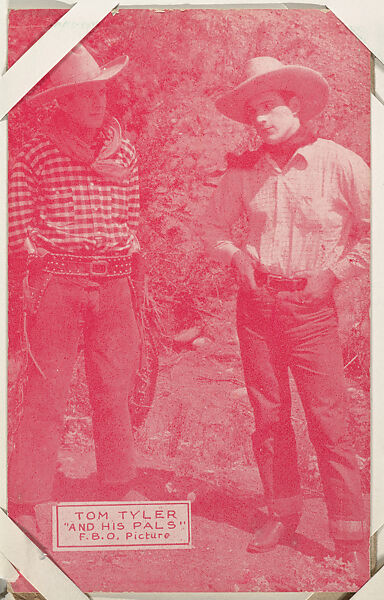 Tom Tyler "And His Pals" from Western Stars or Scenes Exhibit Cards ...