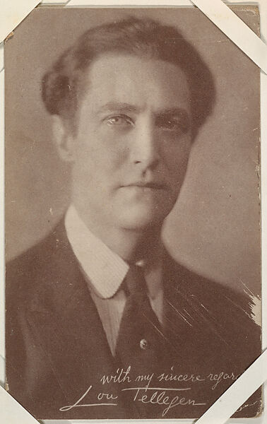 Lou Tellegen from Movie Stars Exhibit Cards series (W401) - The ...
