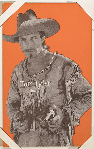 Tom Tyler from Western Stars or Scenes Exhibit Cards series (W412 ...