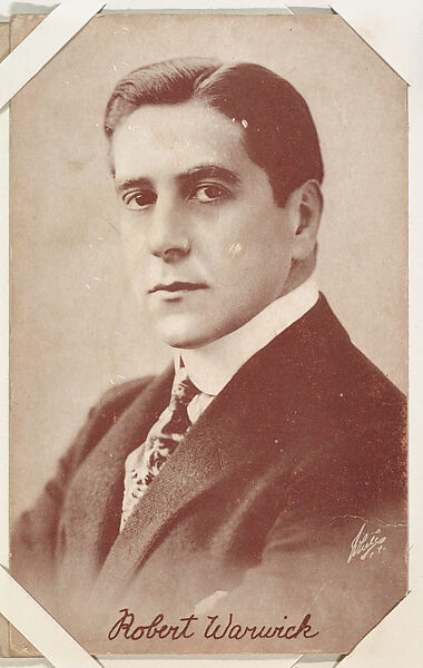 Robert Warwick from Movie Stars Exhibit Cards series (W401) | The Metropolitan Museum of Art