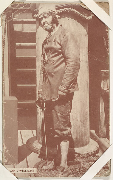 Capt. Williams from Exhibit Cards Pirates and Historical Scenes series ...