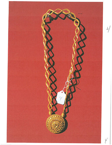 Necklace with disk | Songhay | The Metropolitan Museum of Art