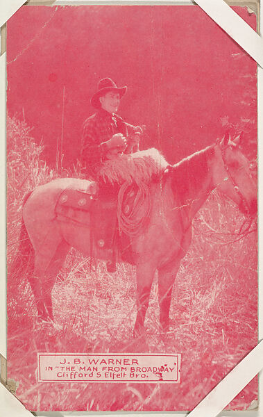 J. B. Warner in "The Man from Broadway" from Western Stars or Scenes ...