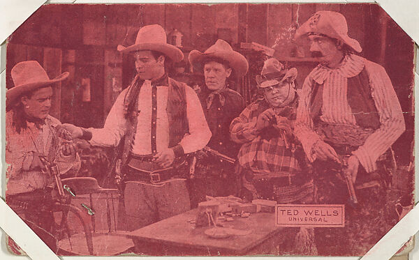 Ted Wells from Western Stars or Scenes Exhibit Cards series (W412 ...