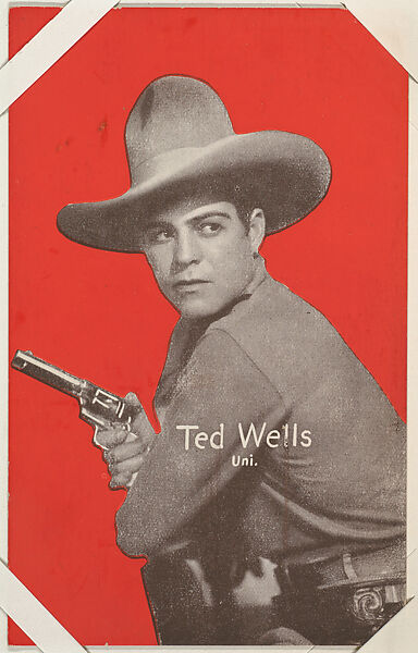 Ted Wells from Western Stars or Scenes Exhibit Cards series (W412 ...