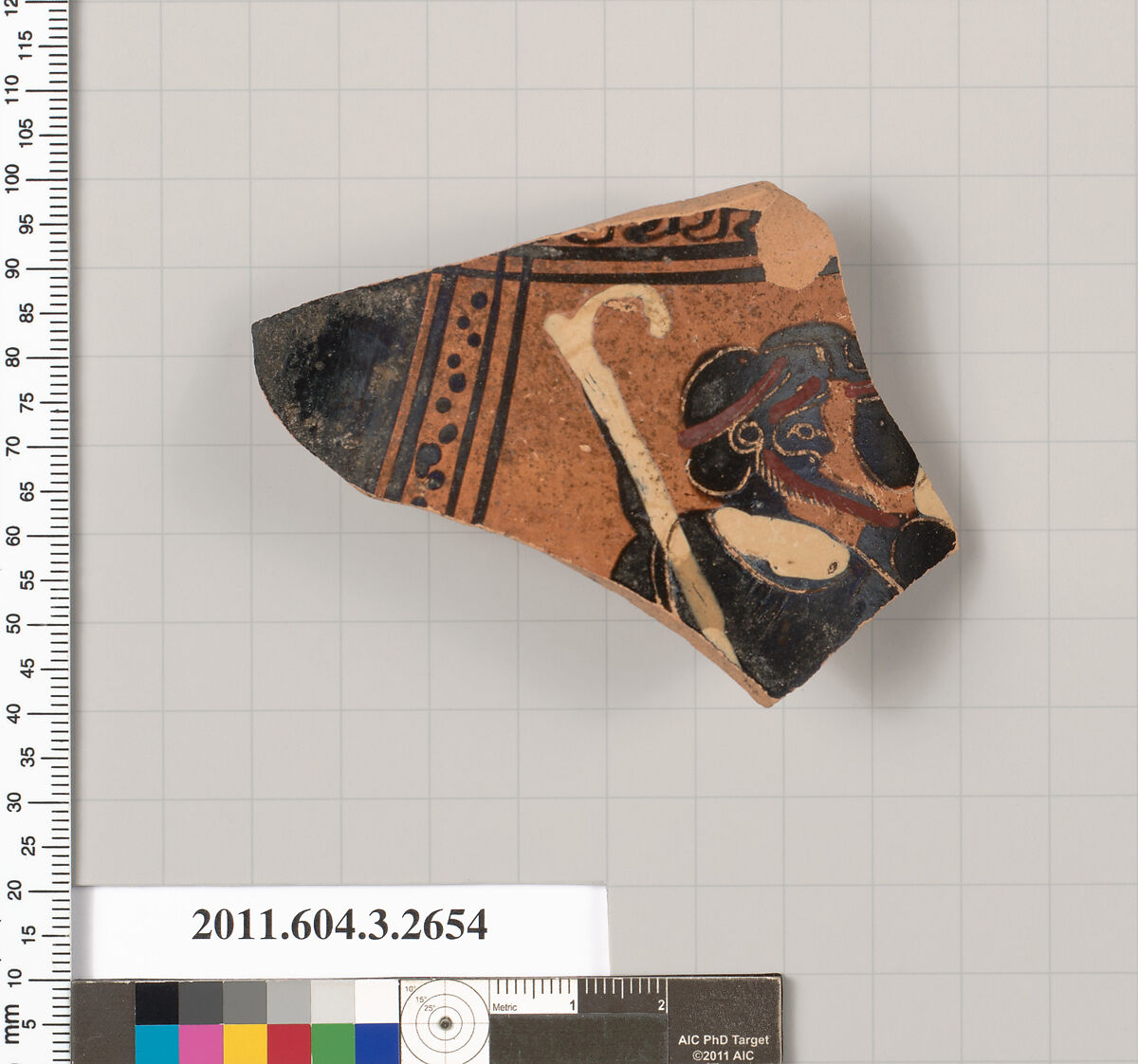 Terracotta fragment of an olpe (jug) - Greek, Attic - Archaic - The ...