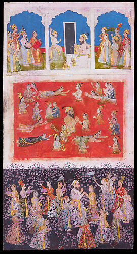 Bhima | Maharana Ari Singh with His Courtiers Being Entertained at the ...