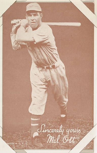 Exhibit Supply Company | Mel Ott from Salutations Baseball Exhibits ...