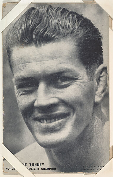 Exhibit Supply Company | Gene Tunney from Boxers Exhibits series (W467 ...