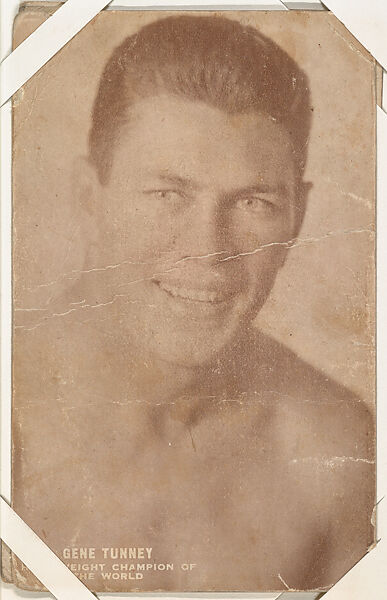 Exhibit Supply Company | Gene Tunney from Boxers Exhibits series (W467 ...
