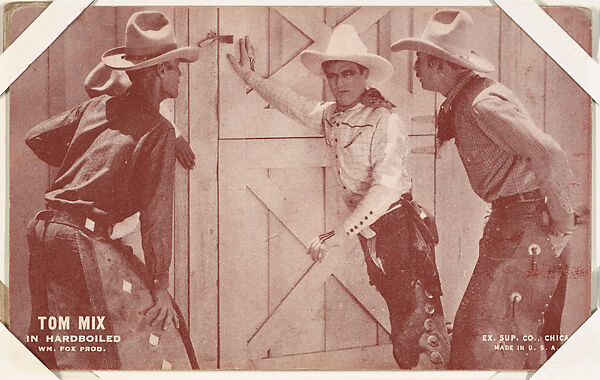 Exhibit Supply Company - Tom Mix in Hardboiled from Western Stars ...
