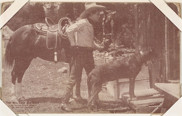 Exhibit Supply Company - Tom Mix, Tony and Duke from Western Stars ...