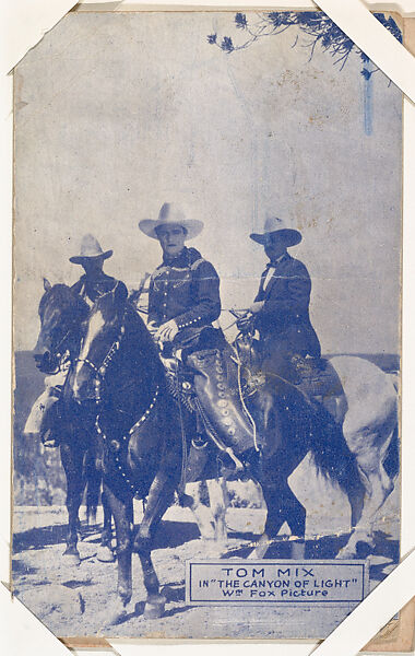 Exhibit Supply Company | Tom Mix in "The Canyon of Light " from Western ...