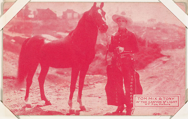 Exhibit Supply Company | Tom Mix in "The Canyon of Light" from Western ...