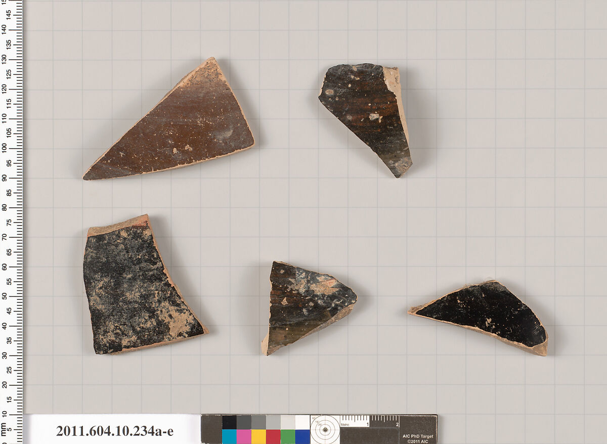 Terracotta fragments from open shapes - Etruscan - Archaic/Classical ...