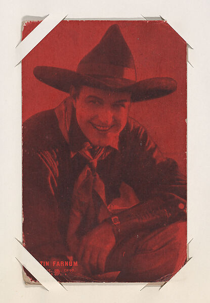 Exhibit Supply Company | Dustin Farnum from Western Stars or Scenes ...