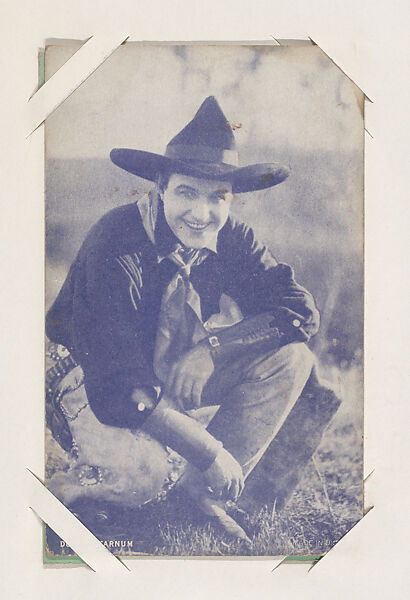 Dustin Farnum from Western Stars or Scenes Exhibit Cards series (W412 ...
