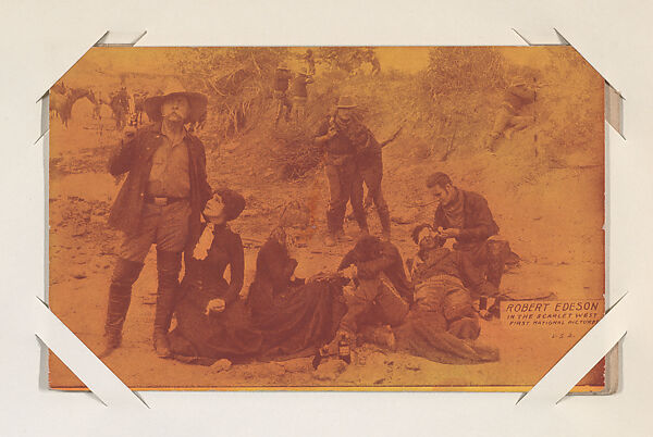 Robert Edeson in The Scarlet West from Western Stars or Scenes Exhibit ...