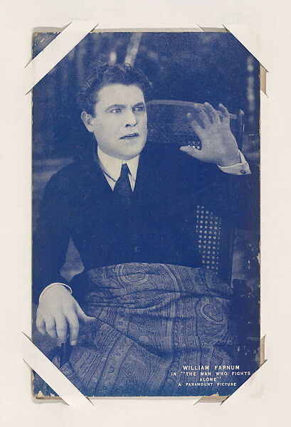 William Farnum in "The Man Who Fights Alone" from Scenes from Movies ...