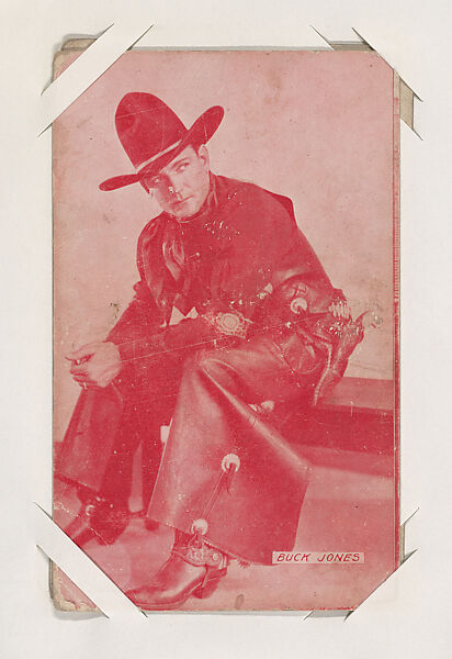 Buck Jones from Western Stars or Scenes Exhibit Cards series (W412 ...