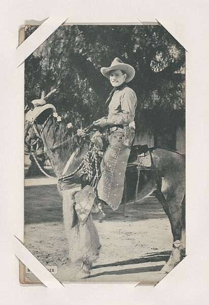 Buck Jones from Western Stars or Scenes Exhibit Cards series (W412 ...