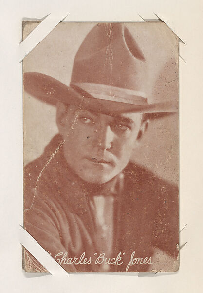 Charles "Buck" Jones from Western Stars or Scenes Exhibit Cards series ...